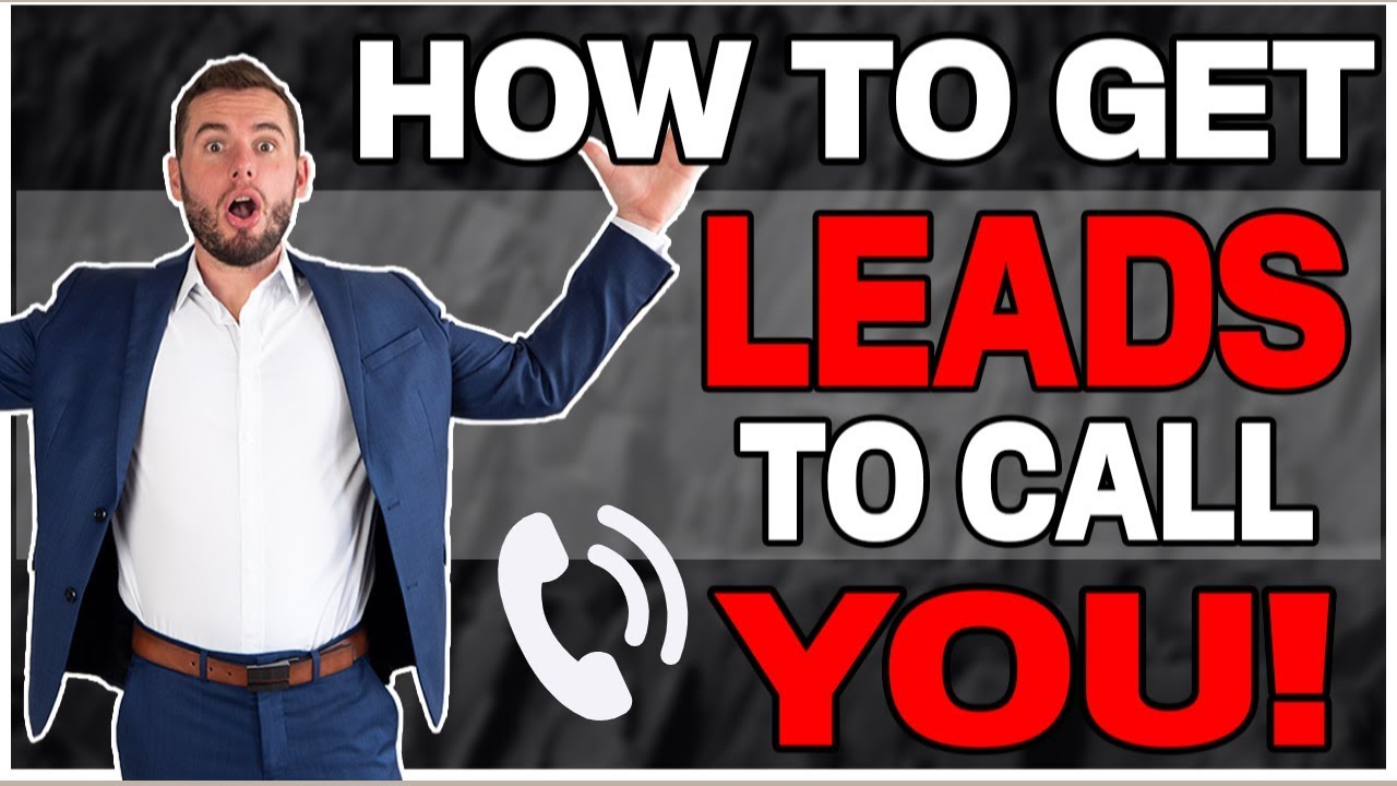 How to get LEADS to call YOU from Facebook? - YouTube
