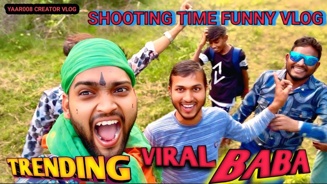 TRENDING VIRAL BABA | SHOOTING TIME FUNNY VLOG || #vlog #funnyvlog ...