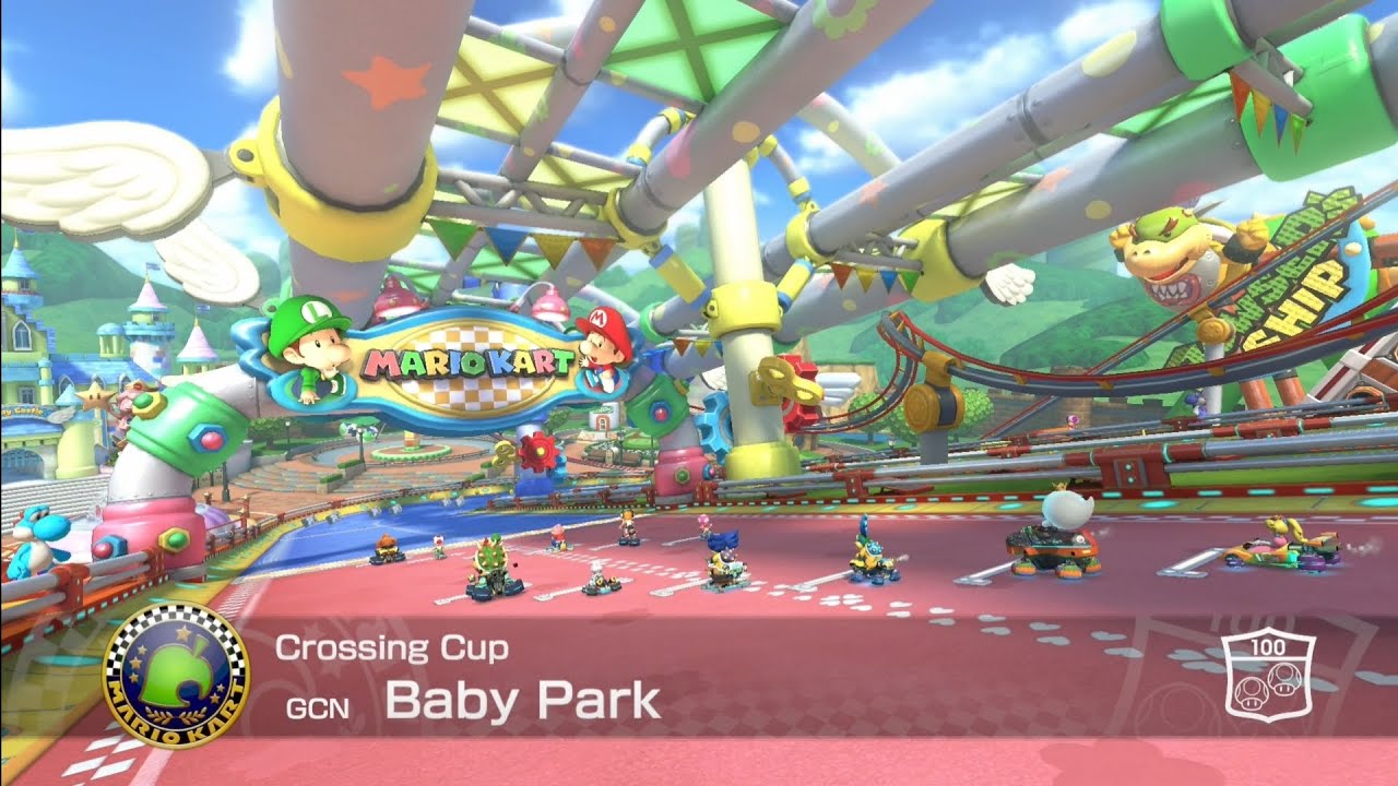 #Gameplay - Mario Kart 8 Deluxe - Crossing Cup 100cc with ...