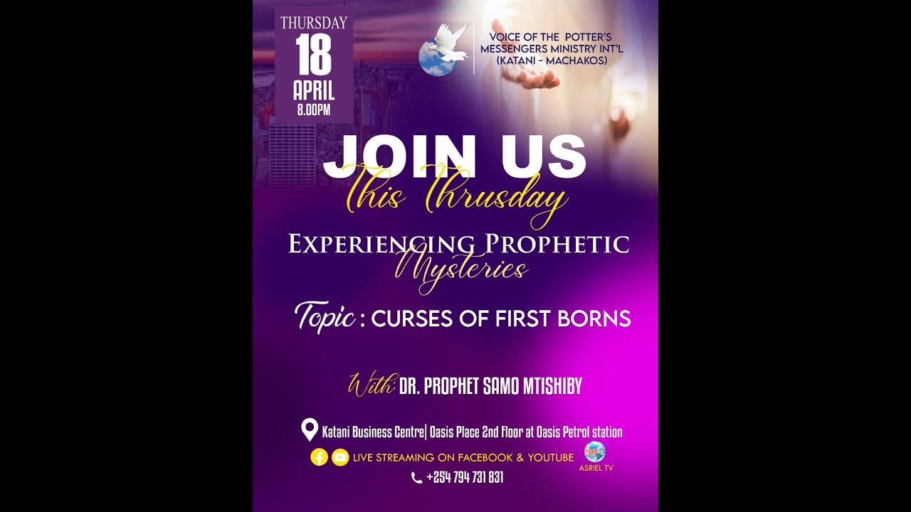EXPERIENCING PROPHETIC MYSTERIES ][ CURSE OF FIRST BORNS ][ PROPHET DR ...