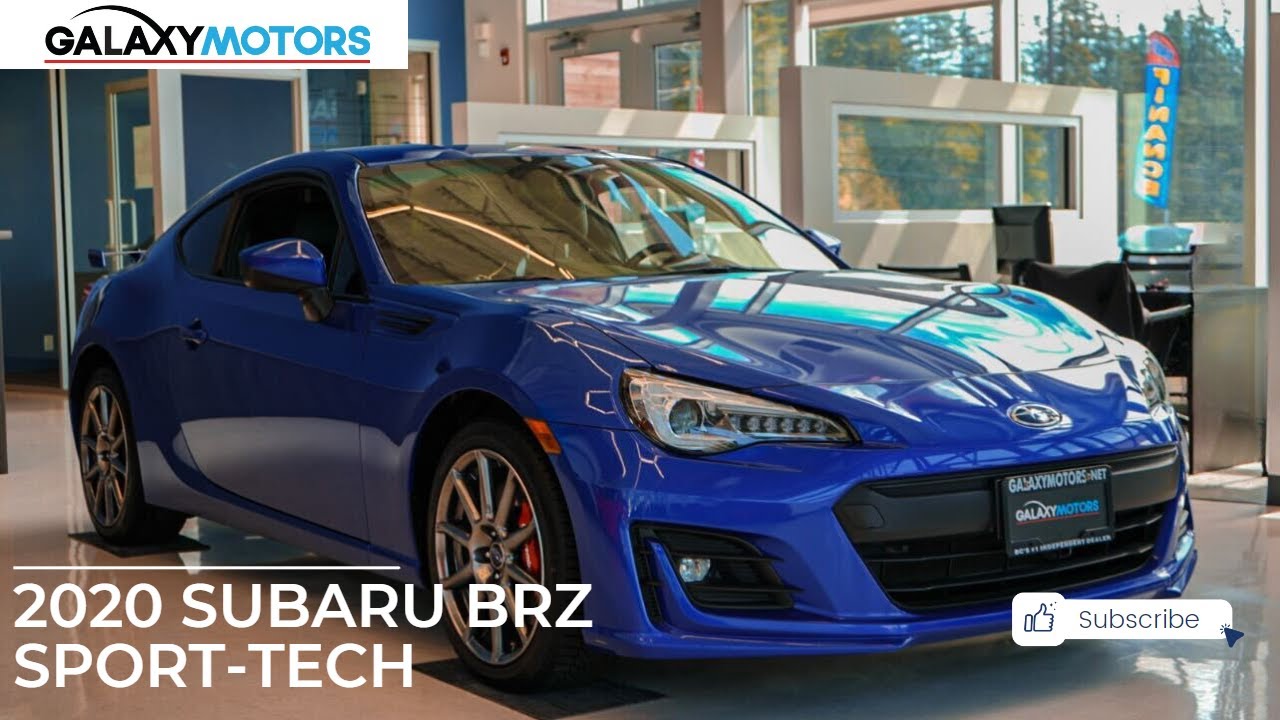 2020 Subaru BRZ Sport-Tech | 6-Speed Manual || Quick Walkaround - YouTube