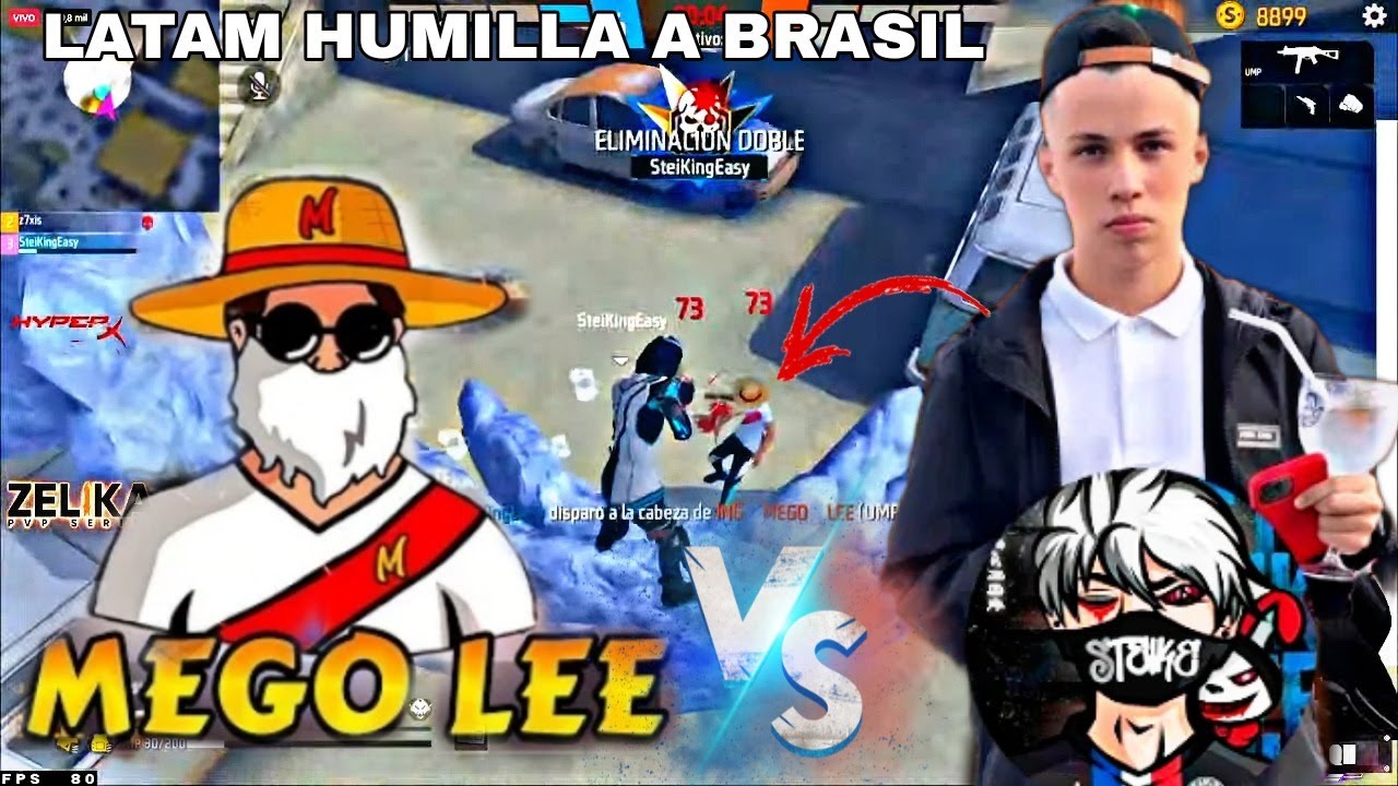 MEGO LEE🔥HUMILLA A STEIKE DE BRASIL CON M500😱EN EL TORNEO 2VS2 DE ...