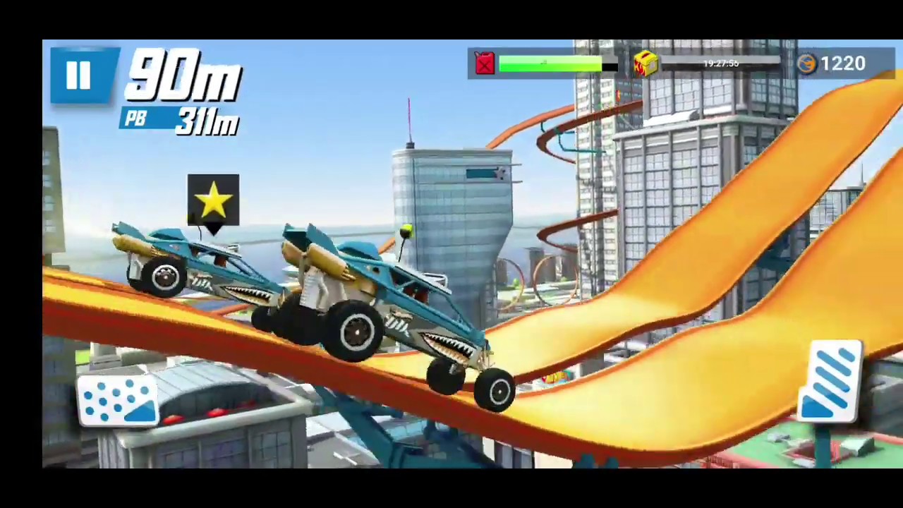 Hot Wheels Race Off Game ! Set 1/6 Level 9 - YouTube