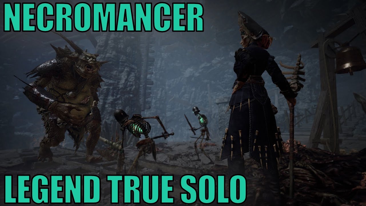 Hunger in the Dark - Necromancer - Legend True solo - Flaming Flail ...