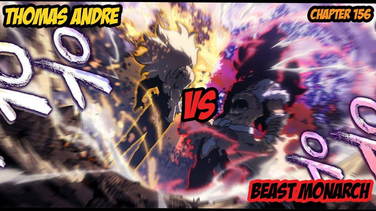 Thomas Andre Vs Beast Monarch - Solo Leveling Chapter 156 - YouTube
