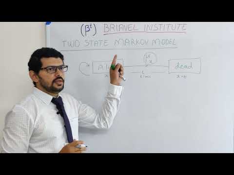 two state markov model - cs2 - risk modelling and survival probabilities-actuarial science