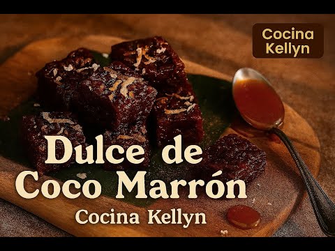 👉 Dulce de Coco Marrón Tradicional | Receta Dominicana con Panela