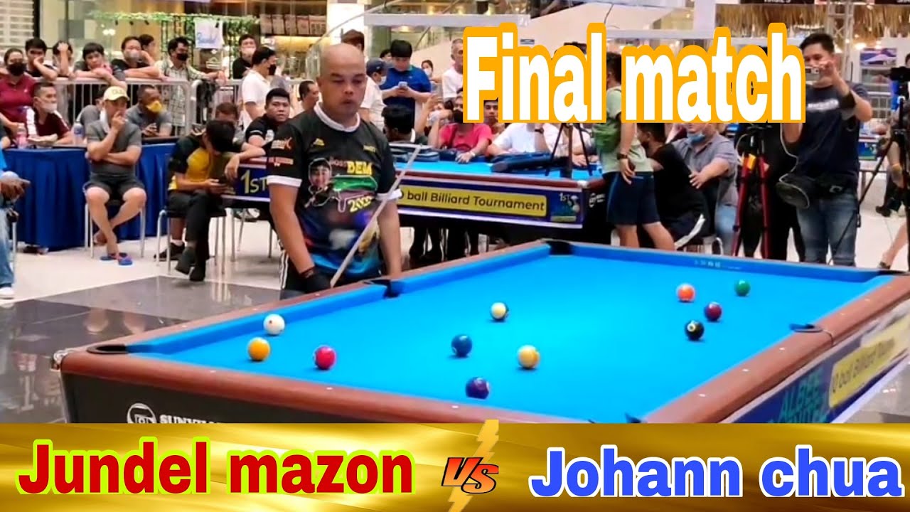 CHAMPIONSHIP MATCH JUNDEL MAZON VS JOHANN CHUA BACOLOD TOURNAMENT 2022 ...