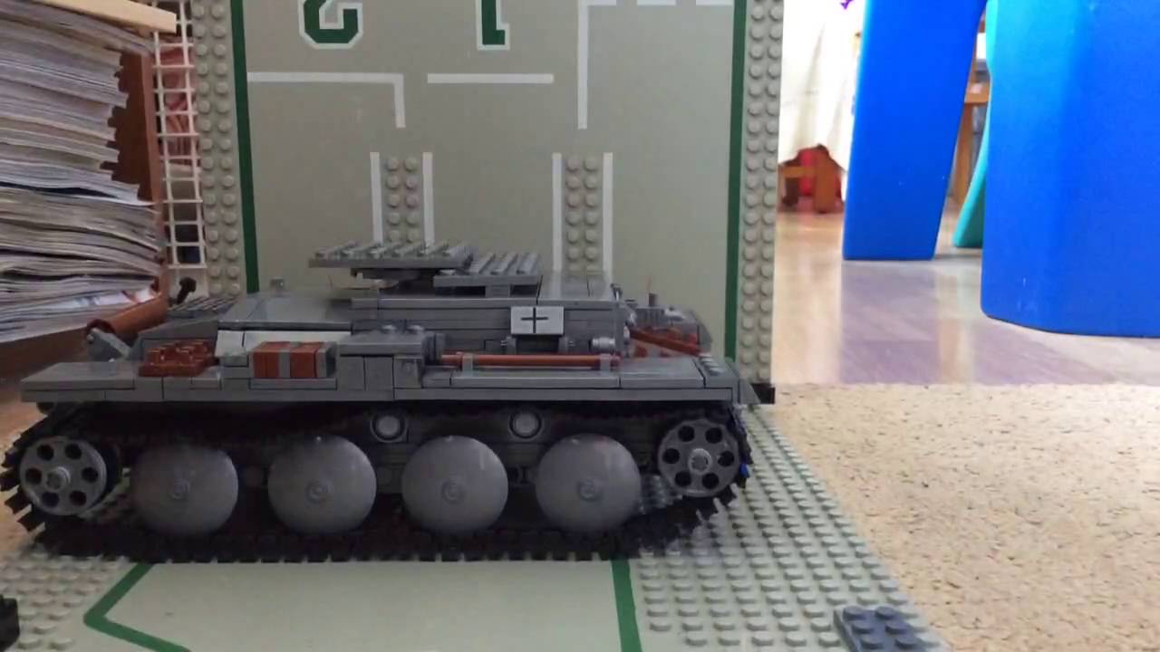 Lego like Kazi panzer 38t tank build - YouTube