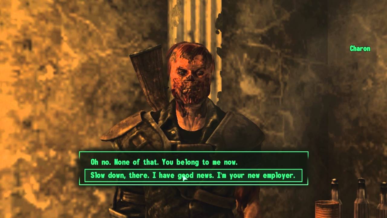 What happens if we hire Charon [FALLOUT 3] - YouTube