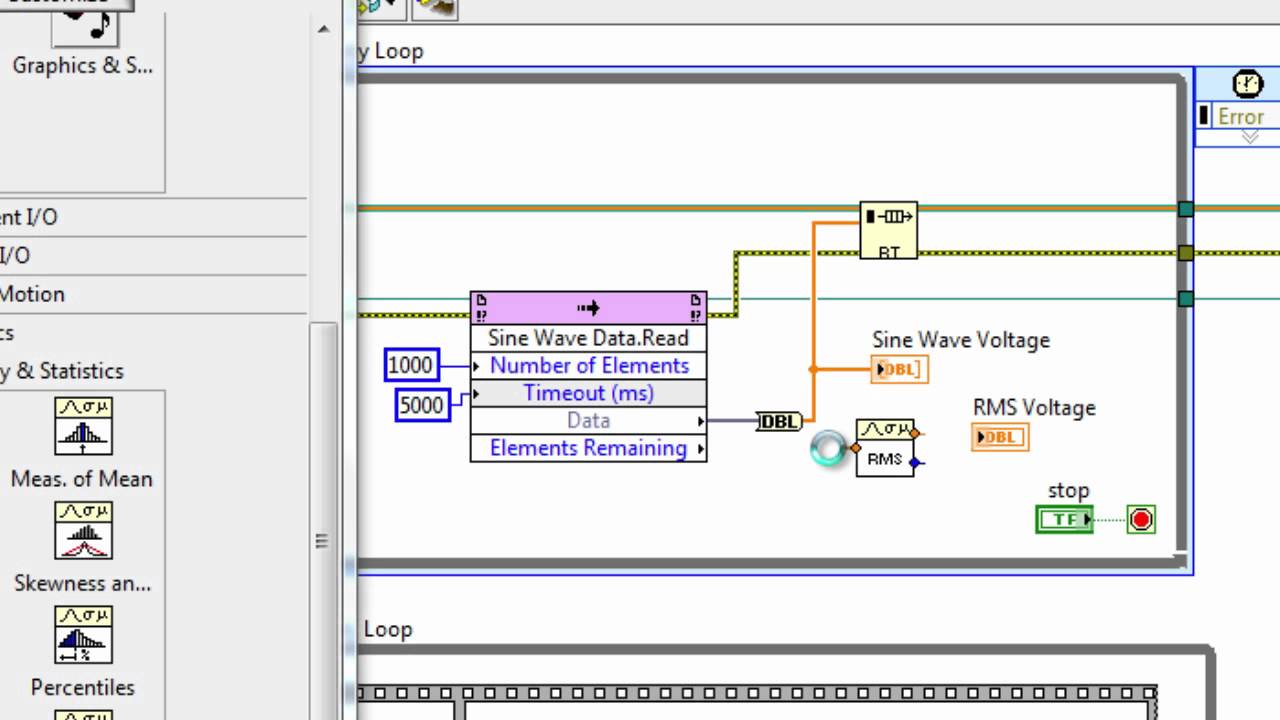 Analyzing a Waveform on a Real-Time processor (Single-Board RIO, Part 3 ...