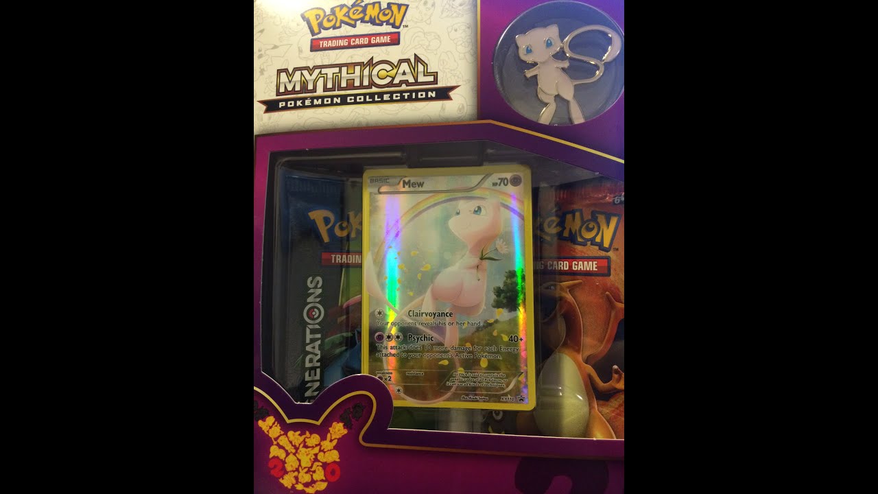 pokemon mythical mew box - YouTube