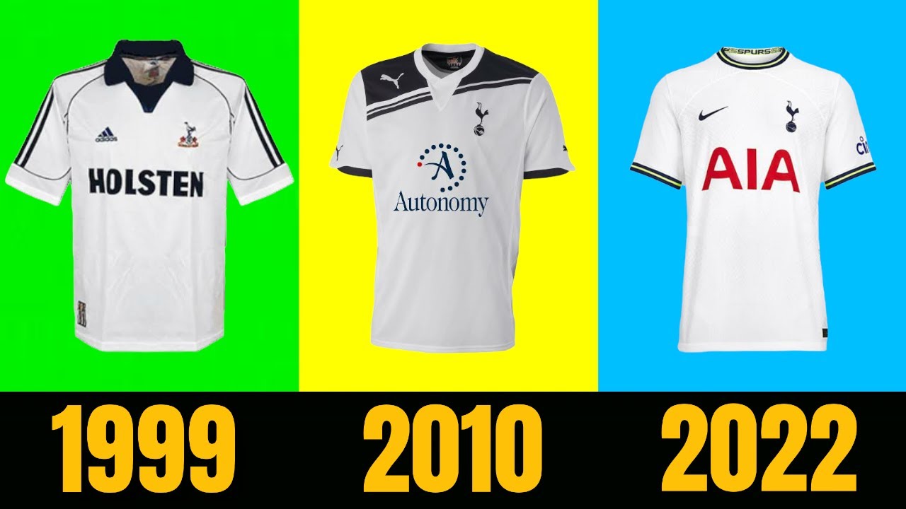 The Evolution Of Tottenham Hotspur Kits, Jersey Tottenham Home Terbaik ...