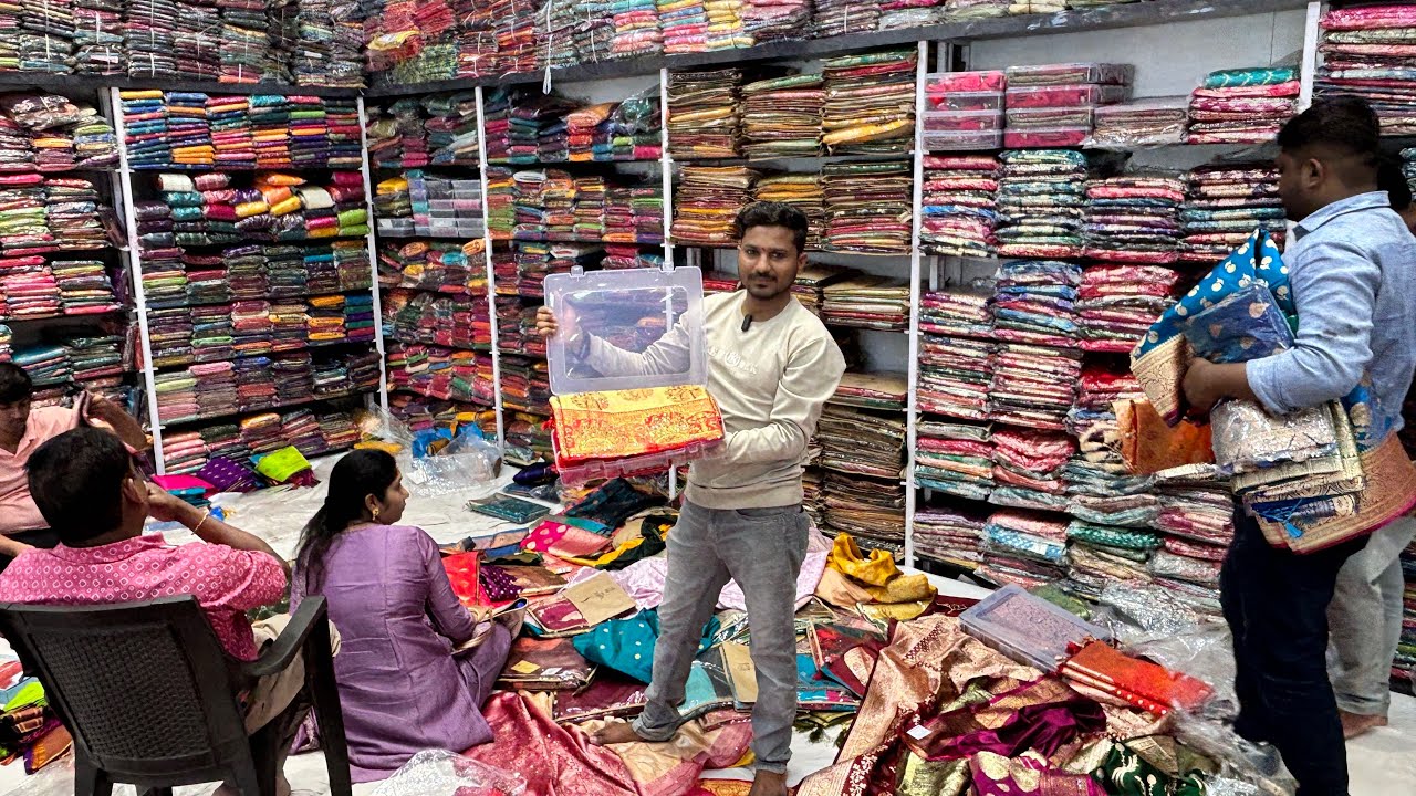 Kalyan Textile Market Mumbai || Saree Wholesale Market Kalyan || Saree ...