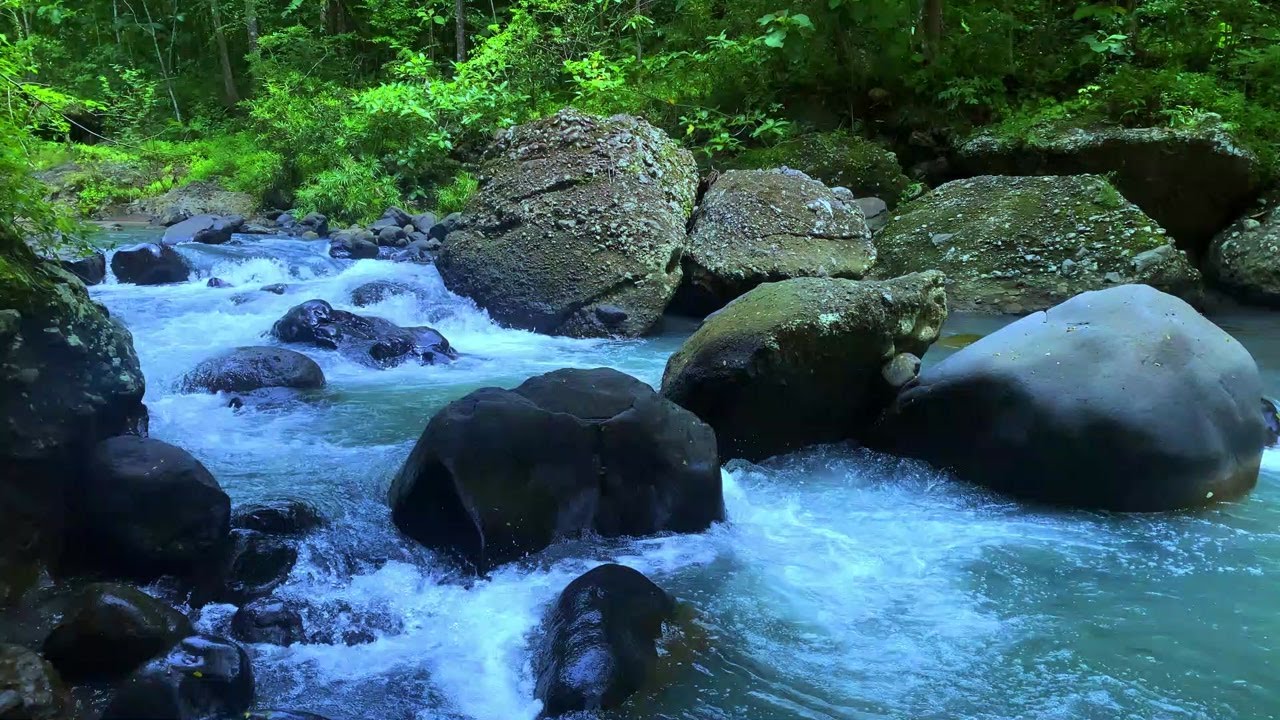 Soothing Water Flow for Sleep, Calm, and Sound Therapy - YouTube