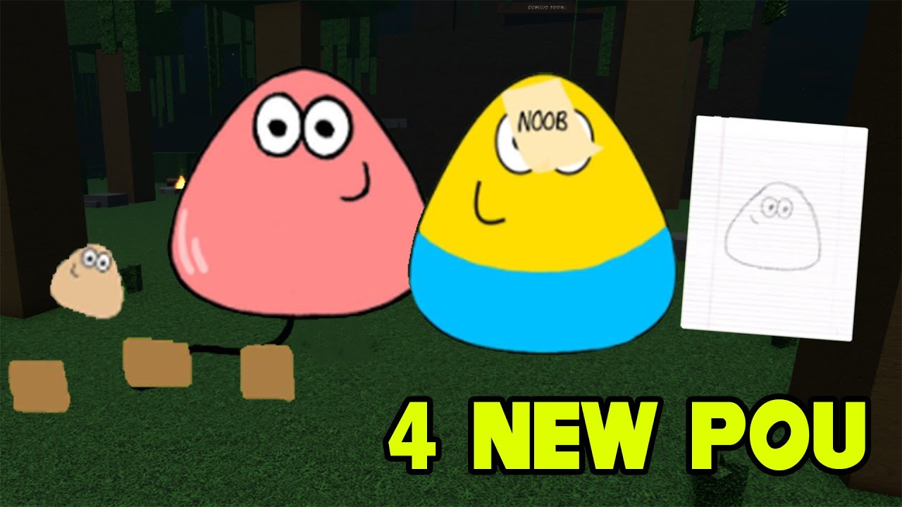Find The Pou - HOW TO GET BADGES - UPDATE NEW 4 POU - ROBLOX - YouTube