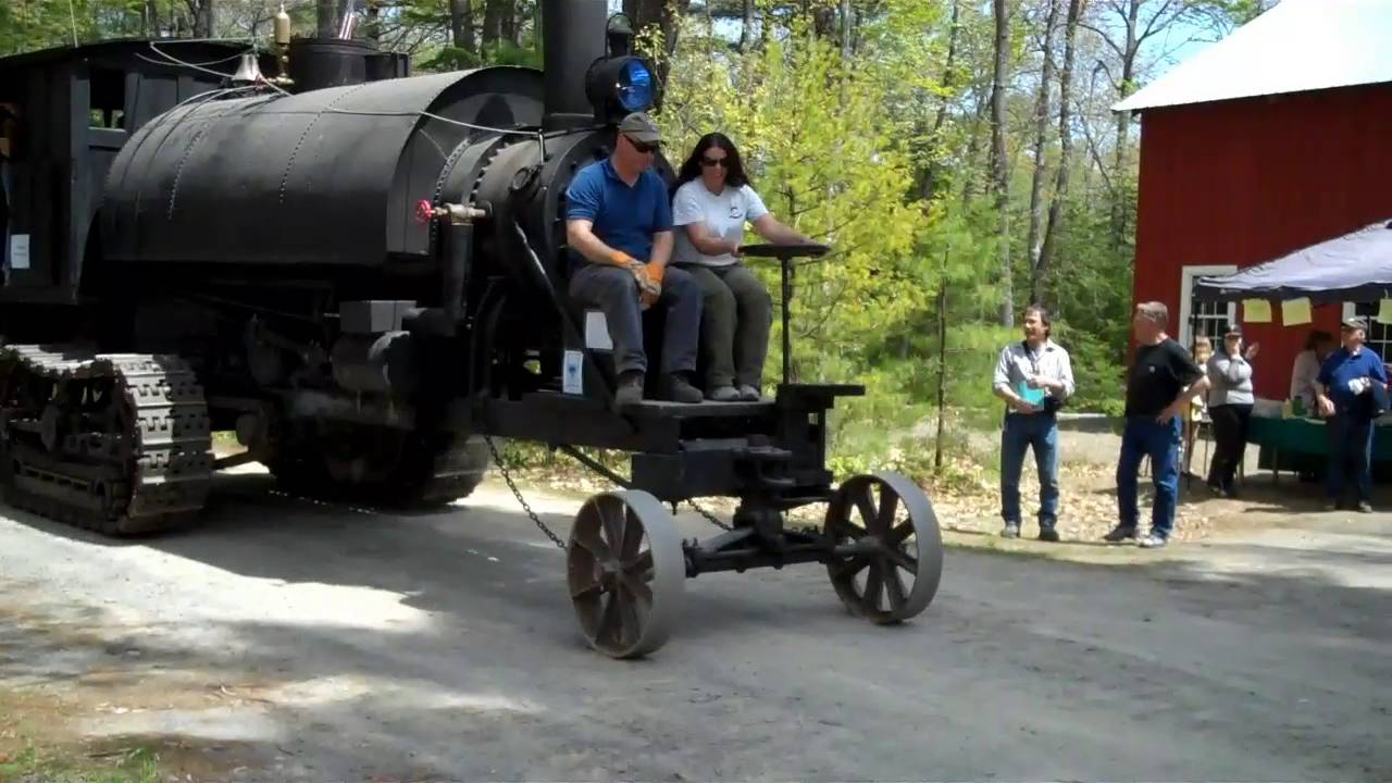First Lombard Steam Log Hauler Run of Season - YouTube