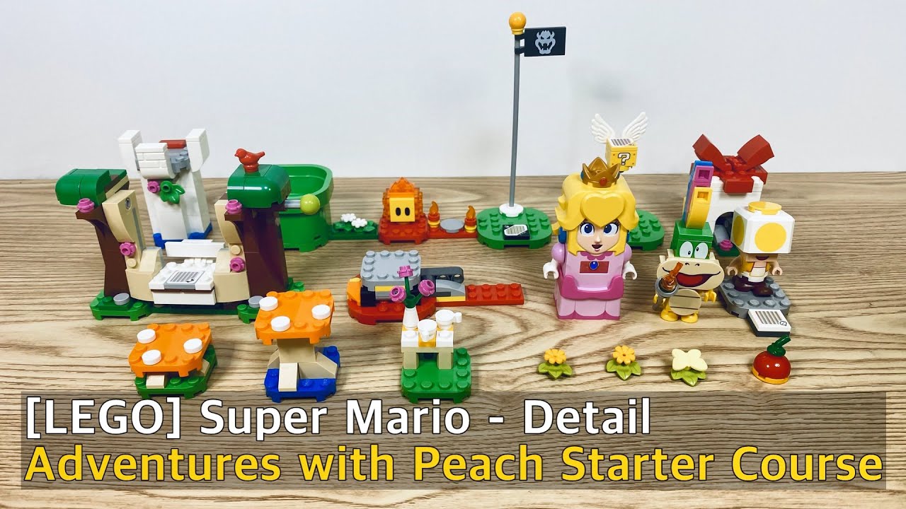 슈퍼마리오 피치 공주 스타터팩 만들기 - 상세 (SUPER MARIO : Adventures with Peach Starter ...