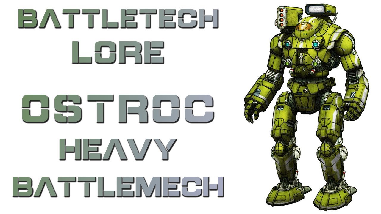 Battletech Lore - Ostroc Heavy Battlemech - YouTube