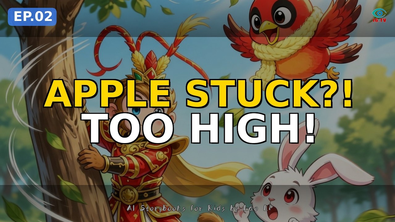 Apple Stuck Too High?! 🍎 Can Monkey King Reach It? - YouTube