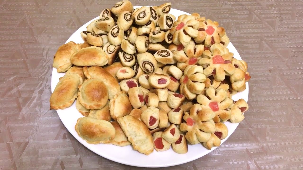 كليجة العيد Klecha Recipe Iraqi cookies - YouTube