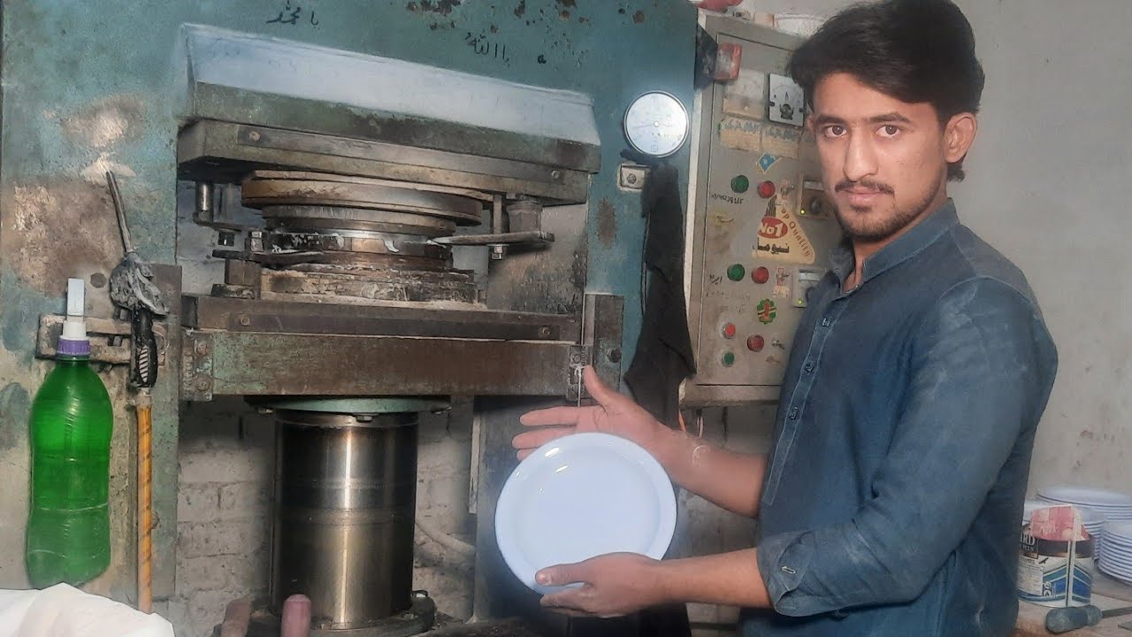 Ceramic Kitchen Plates Manufacturing Process in Factory | How Plates ...