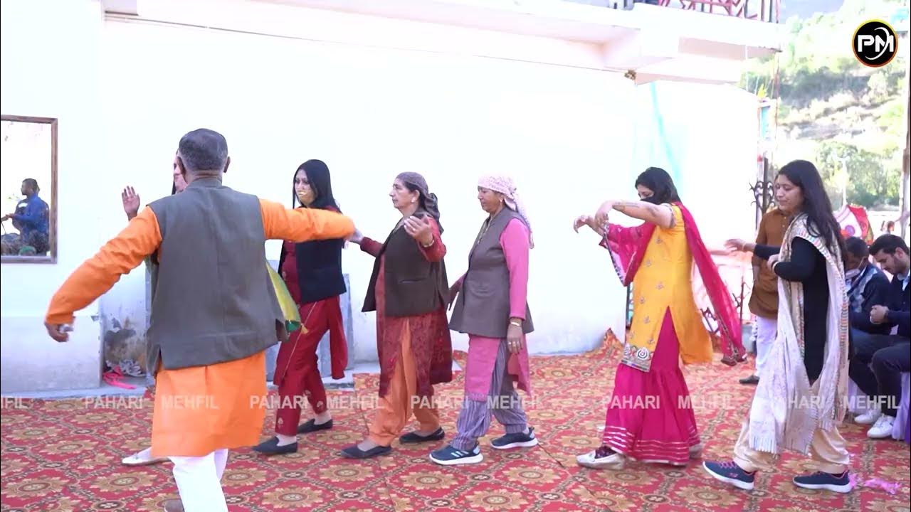 himachali nati,kotkhai wedding dance,pahari song,himachali nati,pahari mehfil,shimla wedding ...
