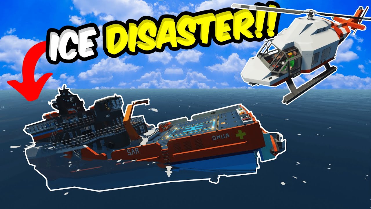 Our Boat Crashed While trying to Steal Uranium Ice!!! | Stormworks ...