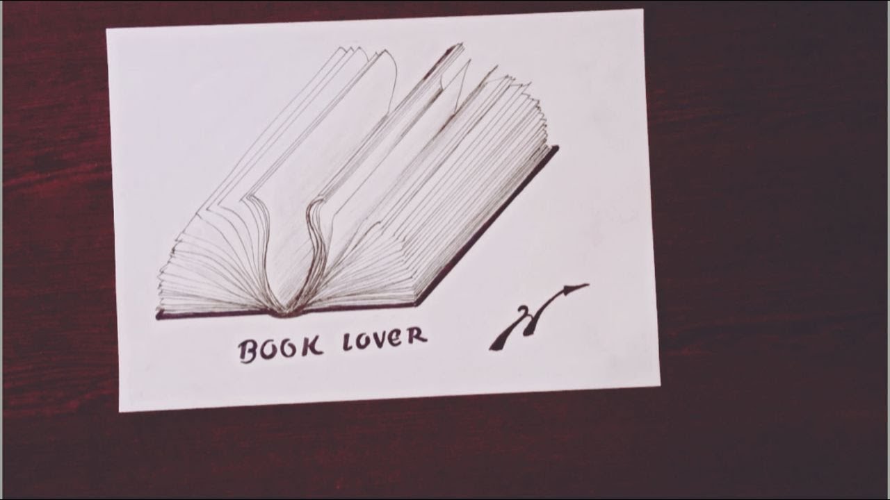 drawing book drawings || drawing book drawing easy || How To Draw Book ...