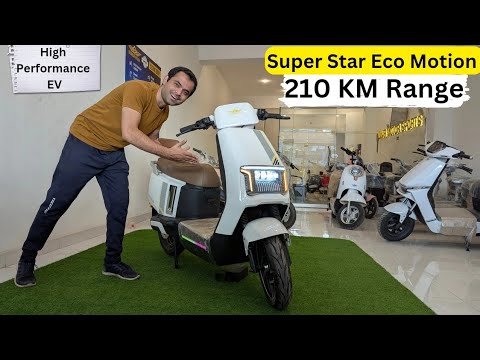 Super Star Eco Motion Electric Bike Review | 200 KM Range & 2000W Power ...