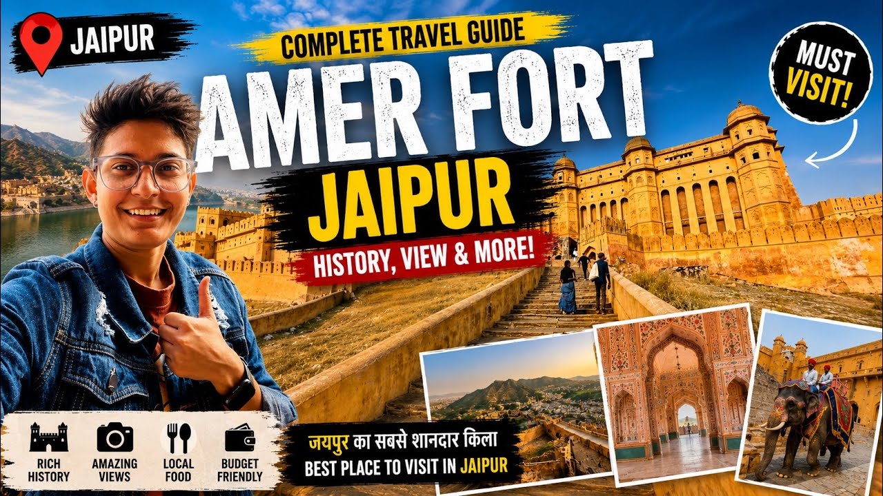 📍Jaipur Amer Fort Tour 2025 | Explore Rajasthan’s Iconic Heritage ...
