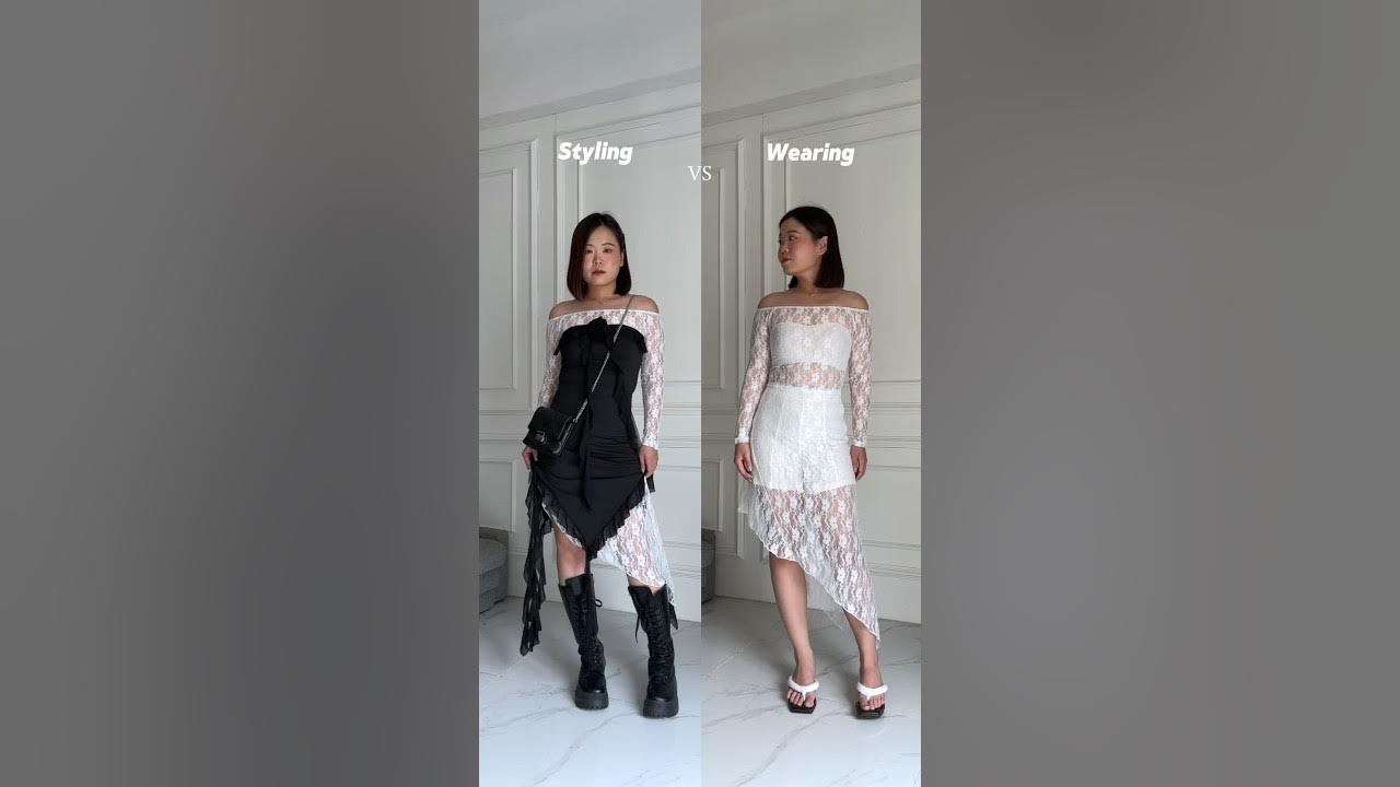 Styling vs Wearing! 1 set 4 looks - YouTube