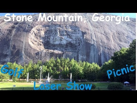 Stone Mountain Georgia, Park and Laser Light Show - YouTube