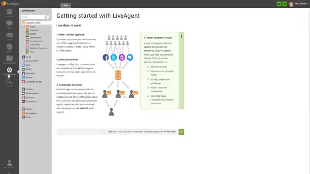 How to setup and create Contacts in LiveAgent | www.liveagent.com - YouTube
