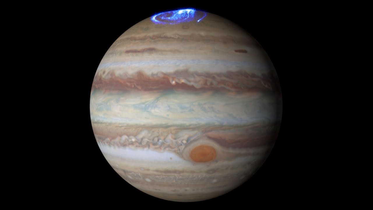 Planet Jupiter Glows