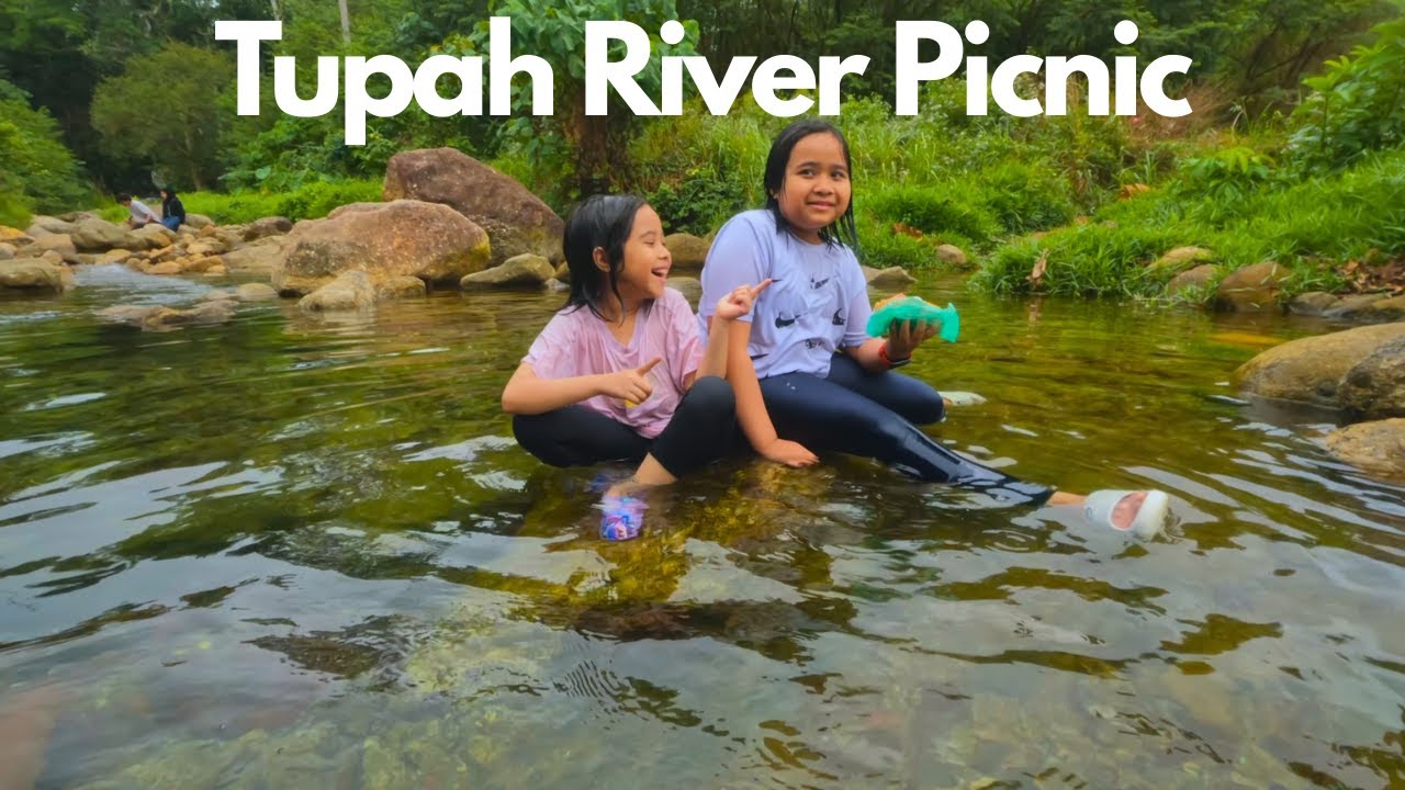 Family Picnic at Tupah River, Merbok Kedah, Campfire & River Fun - YouTube