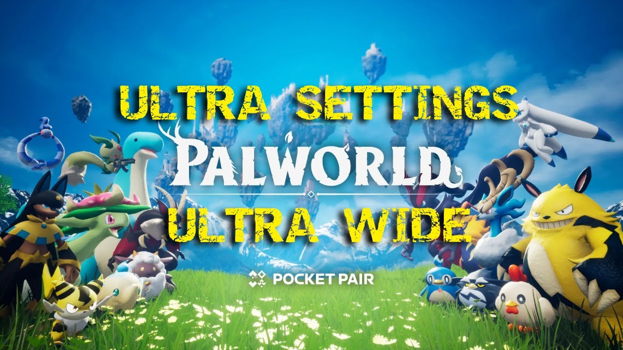 Ultra wide, max graphics, no commentary - Palworld 1 hour - YouTube