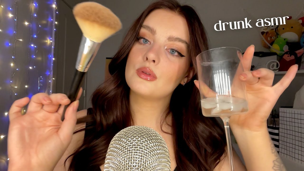 Drunk Asmr Doing My Makeup Youtube