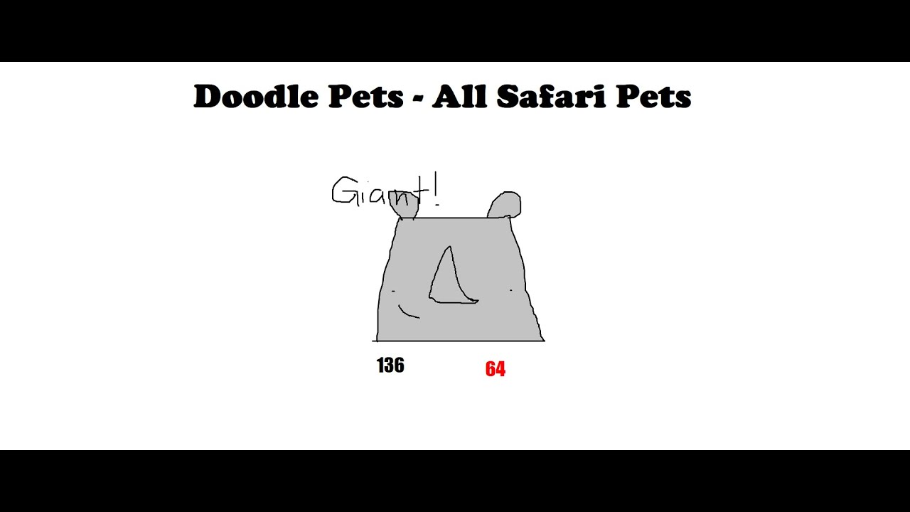 Doodle Pets - All Safari Pets - YouTube