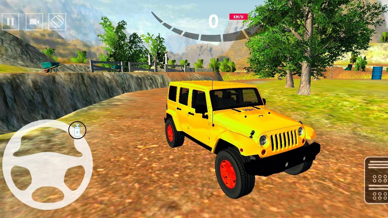 Off-road jeep simulator game for android || offroad jeep simulator android gameplay - YouTube