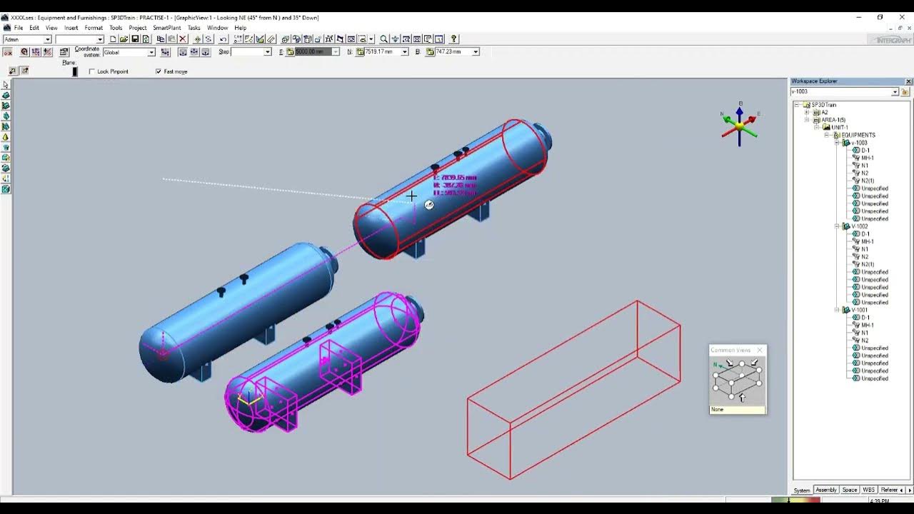SP3D TUTORIAL VIDEO | HOW TO MOVE IN SP3D | VIDEO-5 - YouTube