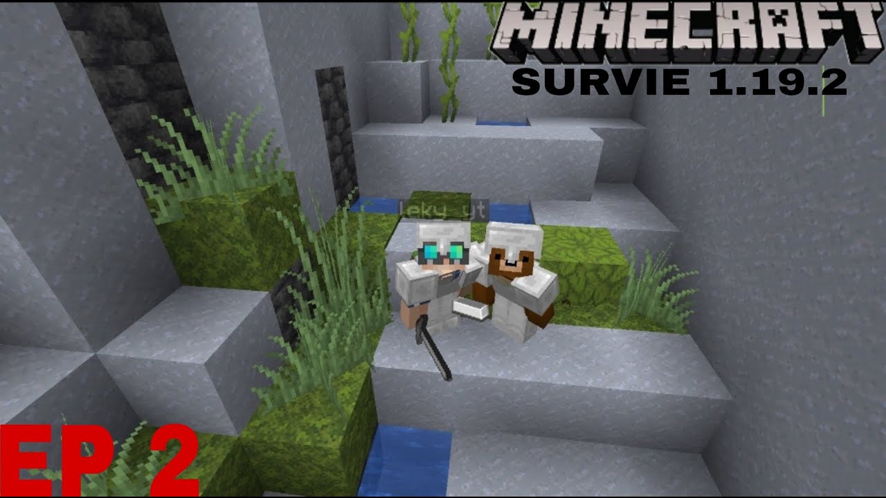 On commence la maison | survie minecraft 1.19.2 Ep 2 - YouTube
