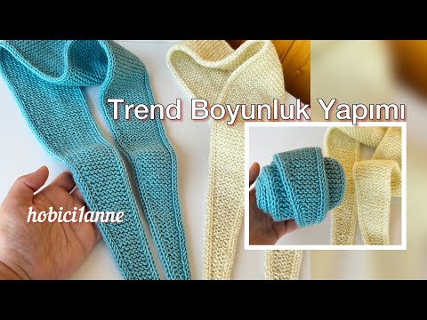 TREND BOYUNLUK (Kruvasan Atkı)-sophie scarf / Boyunda örenler ‼️ 