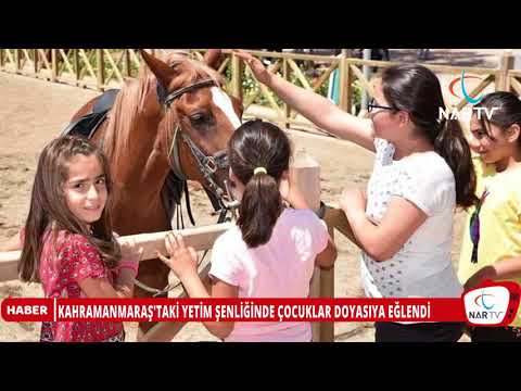 KAHRAMANMARAŞ'TAKİ YETİM ŞENLİĞİNDE ÇOCUKLAR DOYASIYA EĞLENDİ