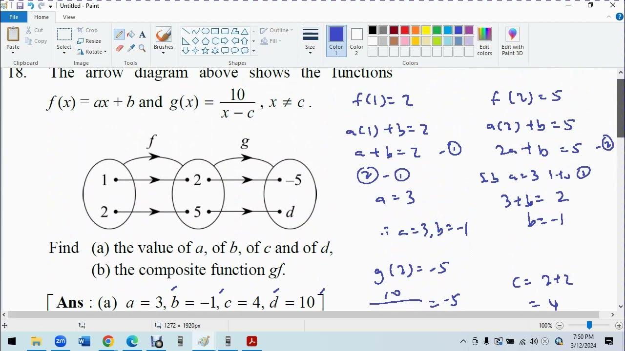 F4 C1 E Composite Functions Q18 - YouTube