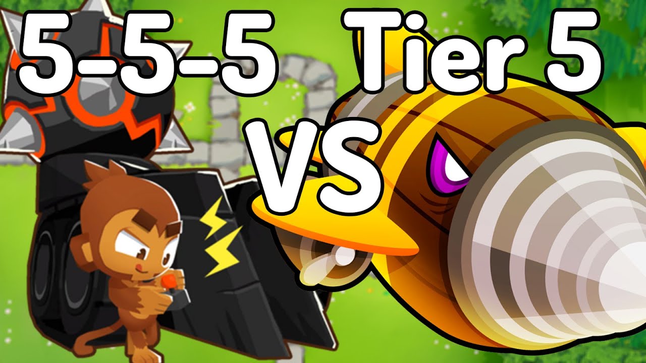 5-5-5 Dart Monkey VS. Tier 5 Dreadbloon - YouTube