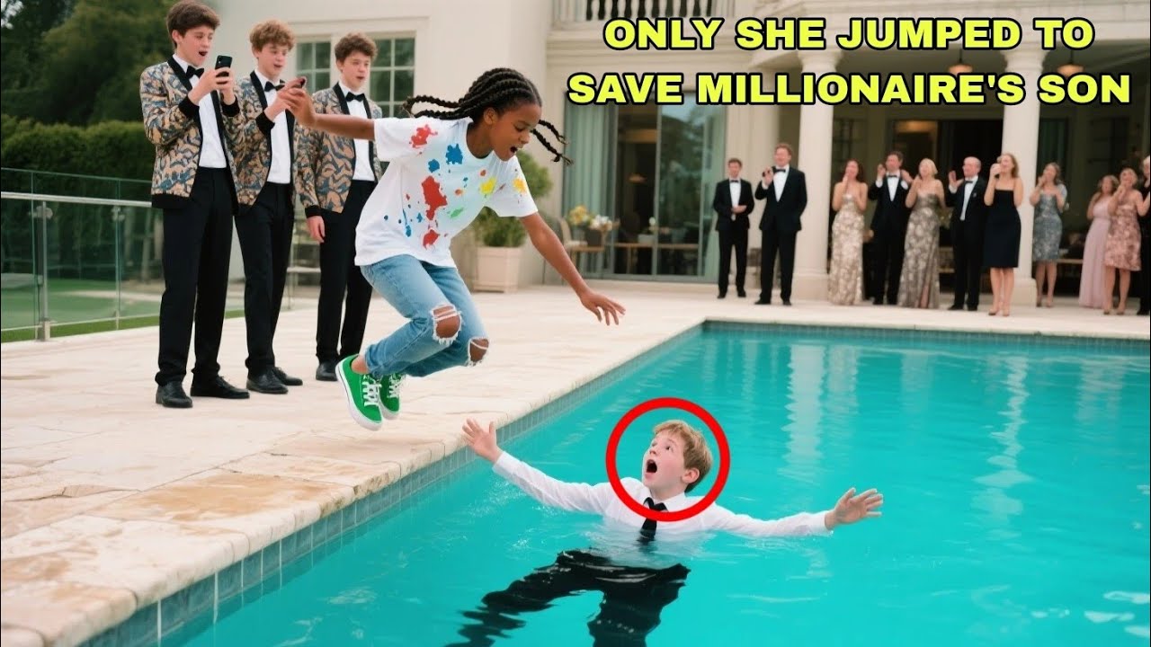 Billionaire's Son Was Pushed Into the Pool - Until a Black Girl Did the ...