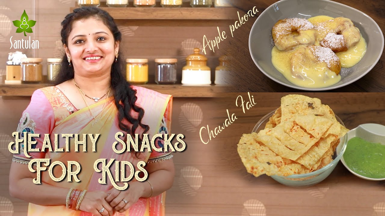 Healthy Snacks for Kids - Apple Pakora & Chawla Fali | स्वास्थ्यवर्धक ...