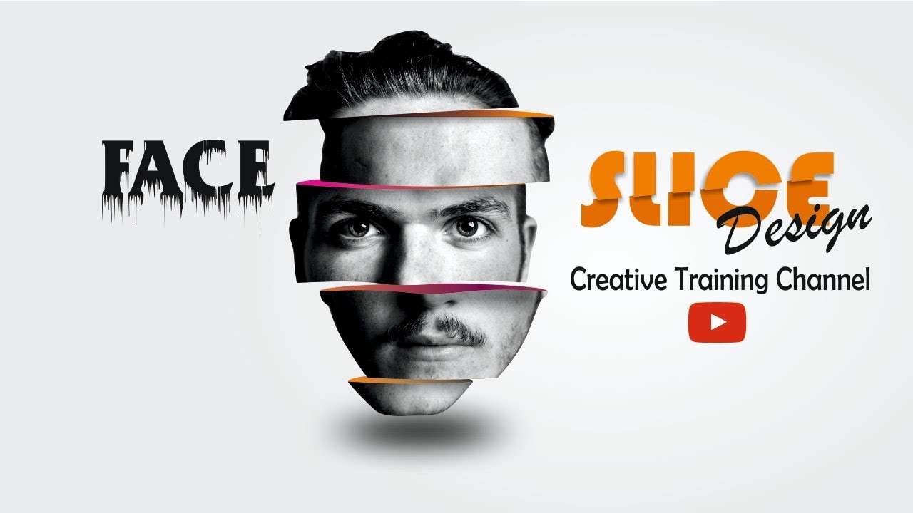 Face Slice Design | CorelDraw Tutorial | - YouTube