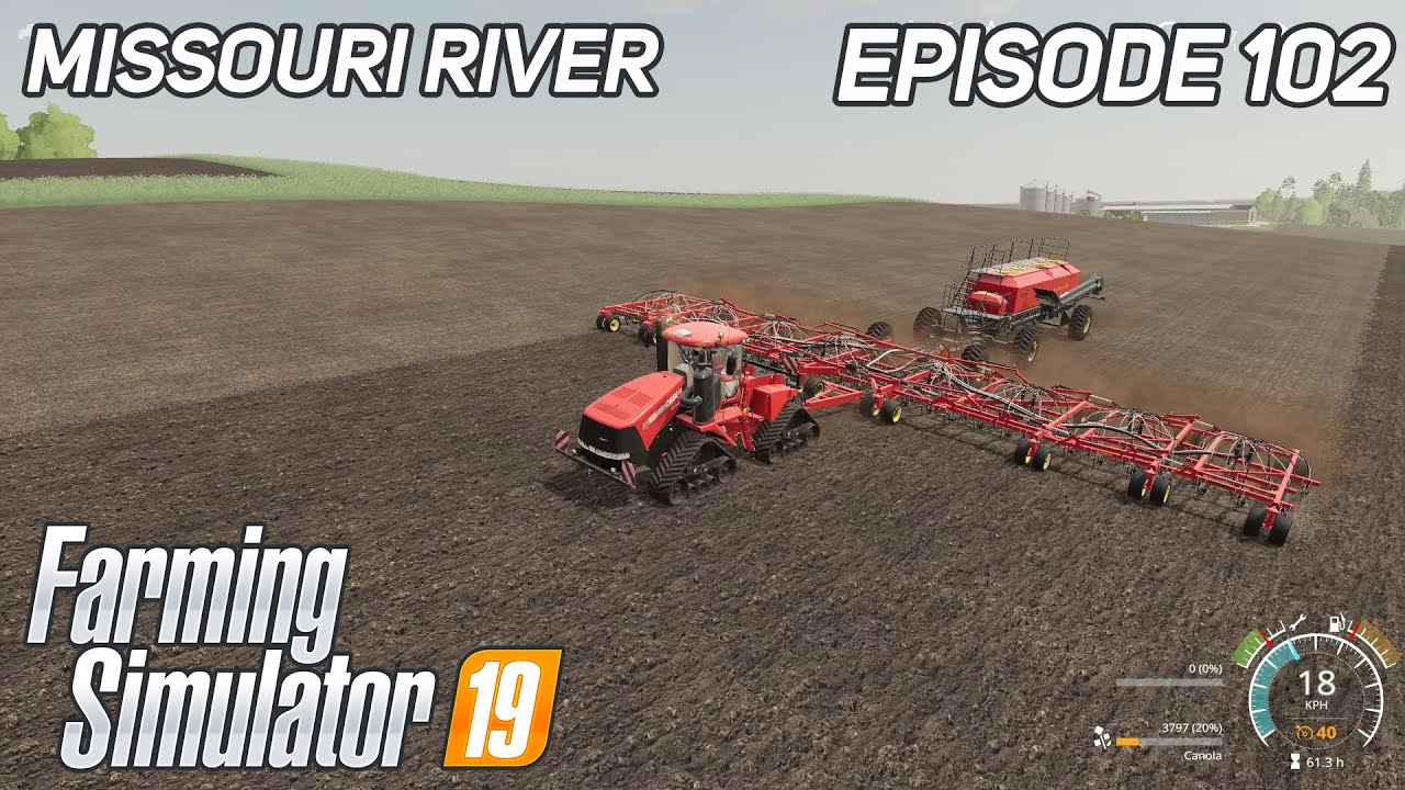 Sowing Canola & Barley | FS19 | Farming Simulator 19 | Timelapse ...